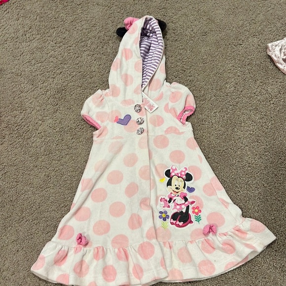 Disney | Swim | 42 Minnie Mouse Swim Cover Up Sz 2 | Poshmark